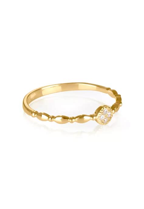 Buy Foundry Foundry 14k Gold Round Sculpture Ring 2024 Online Zalora