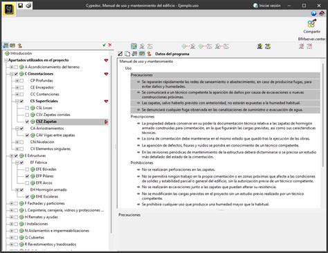 Manual De Uso Y Mantenimiento CYPE