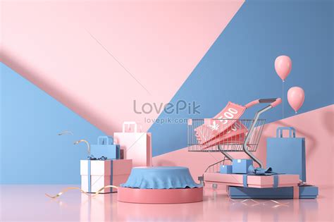 Simple E Commerce Scene Creative Imagepicture Free Download 402427745