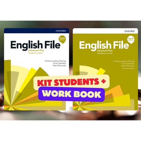 English File Advanced Plus Fourth Edition student book + Workbook ...