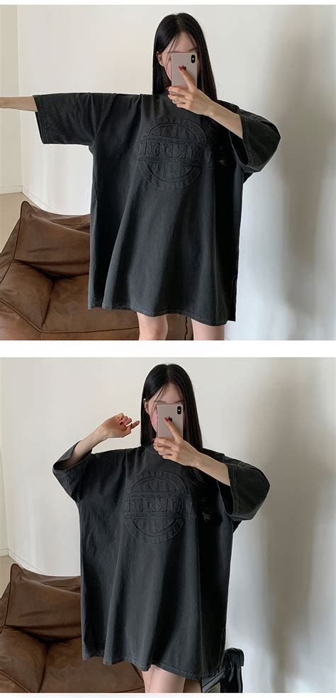 5xl빅사이즈박시핏남녀공용오버핏통통88 99 서클 런던 피그먼트 오버핏 반팔 티셔츠 T 무료배송