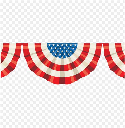 Download American Flag Bunting Banner Png Free Png Images Toppng