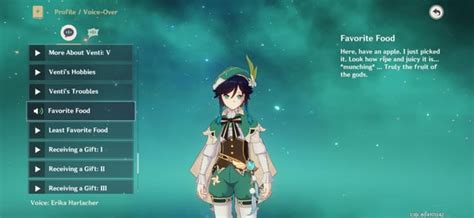 Venti Loves Apple R Genshin Impact