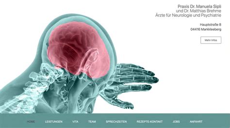 Praxis Für Neurologie Webprojekt Chemnitz