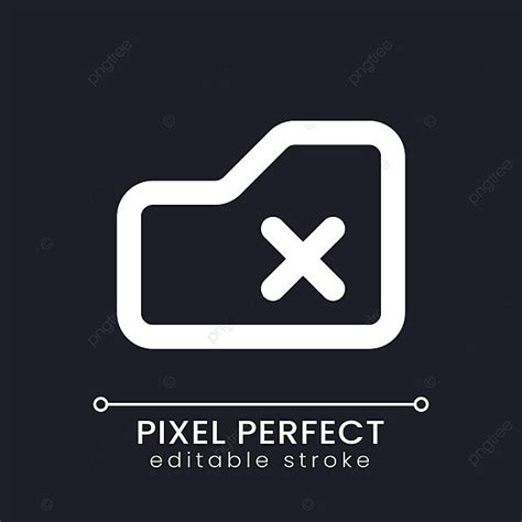 Icon For Dark Theme Linear Ui Delete From Folder In Pixelperfect White