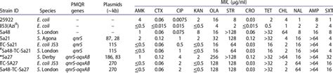 Genetic And Phenotypic Characteristics Of Ciprofloxacin Resistant