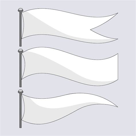 Premium Vector Hand Drawn Flag Mockup Design