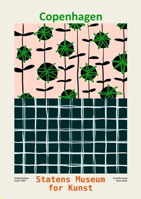 Copenhagen Art Museum Posters And Prints By Design D´annick Printler