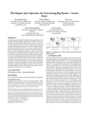 Fillable Online Raptor Join In Situ Processing Of Big Raster Vector