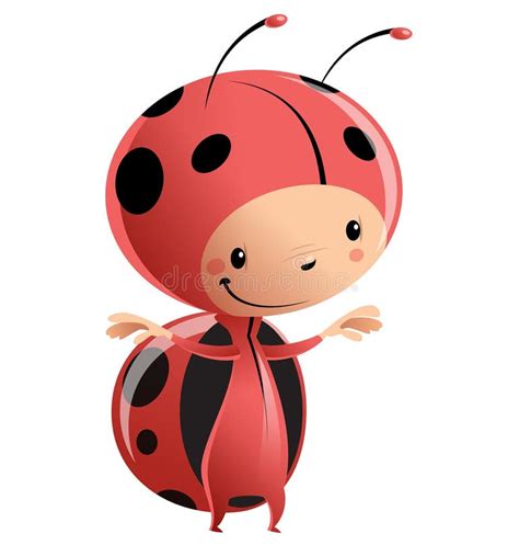 Ladybug Clipart Black White Stock Illustrations 588 Ladybug Clipart Black White Stock