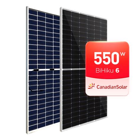 Canadian Solar Photovoltaic Panels 545W 550W 555W Mono Solar Panel