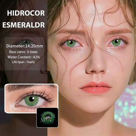 2pcspair Green Series Colored Contact Lenses Eye Colors Lenses
