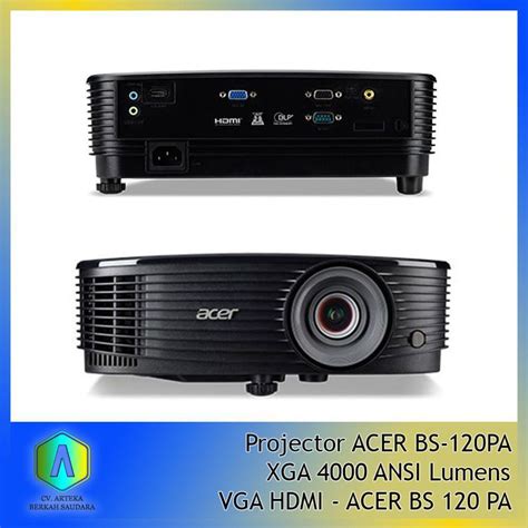 Projector Acer Bs 120pa Xga 4000 Ansi Lumens Vga Hdmi Acer Bs 120 Pa