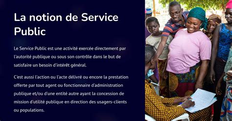 La Notion De Service Public
