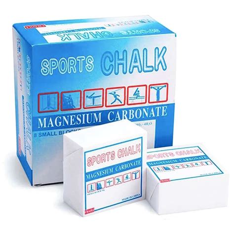 8pcs Weight Lifting Sports Gymnastic Chalk Magnesium Sports Climbing