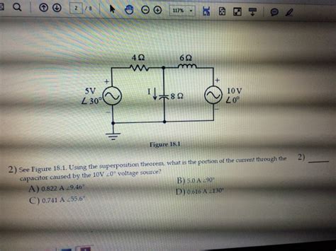 Solved See Figure Using The Superposition Theorem Chegg