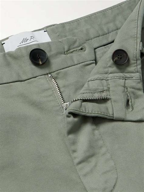Mr P Straight Leg Cotton Blend Twill Chinos For Men Mr Porter