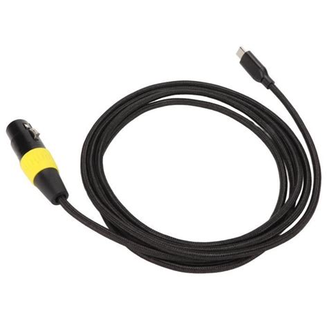 RHO Cble USB C Vers XLR Femelle Cble XLR Vers USB C Flexible Type C Mle Vers XLR Femelle Son