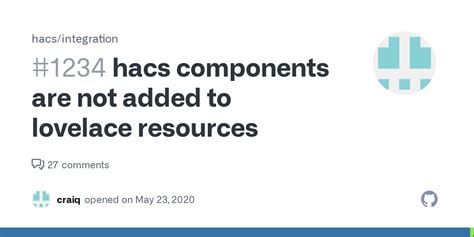 Hacs Components Are Not Added To Lovelace Resources · Issue 1234