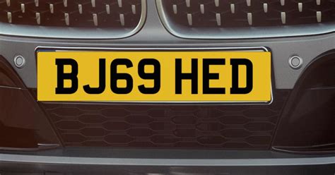 The X Rated Number Plates Put On Sale By The DVLA Wales Online