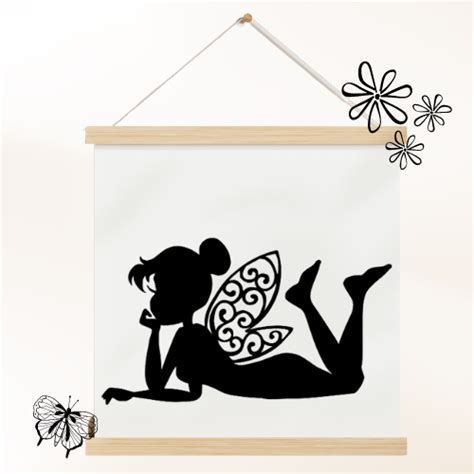 Tinkerbell Sticker Liggend Vinylsticker Plaatjesandzo