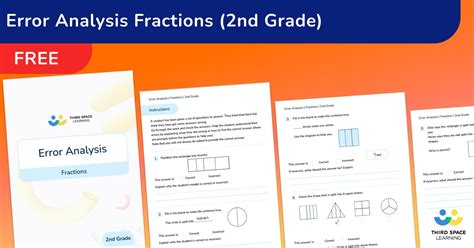 Free Error Analysis Fractions 2nd Grade