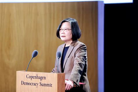 全文／卸任後首訪丹麥！蔡英文：威脅與脅迫動搖不了台灣接軌世界的決心