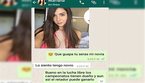 Vía WhatsApp Termina con su novio porque fan de la WWE la enamoró FOTOS Tendencias La