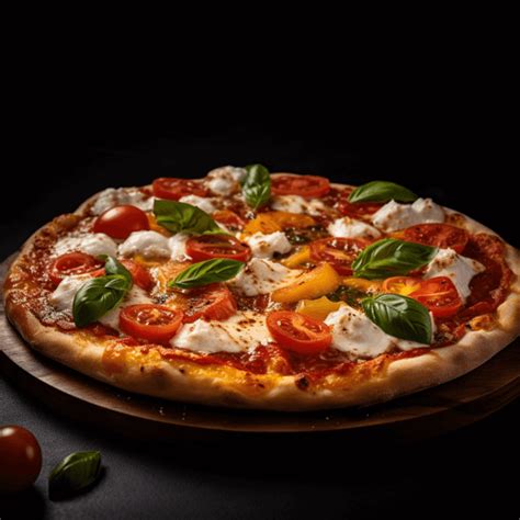 Heirloom Tomato Caprese Pizza With Fresh Mozzarella And Basil Recipe