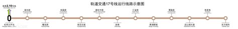上海地铁17号线乘车指南线路图时间表 上海慢慢看