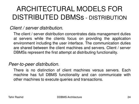 Ppt Distributed Dbms Architecture Powerpoint Presentation Free Download Id6355463