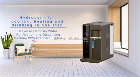 4 단계 Ro 역삼 투 시스템 물 필터 정수기 데스크탑 전기 인스턴트 난방 직접 배관 또는 탱크 물 디스펜서