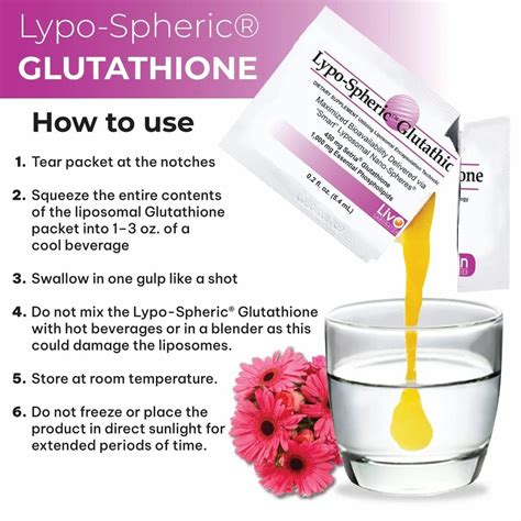 Livon Lypo Spheric Glutathione 1000mg Liposomal Maximized Absorption