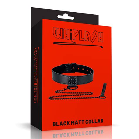 קולר Bdsm להולכה Black Matt Collar סקס סטייל חנות סקס אביזרי מין