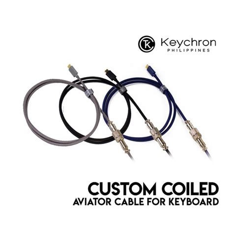 Keychron Custom Coiled Aviator Cable For Keyboard Lazada Ph