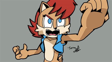 Finished Redraw Of Sally By Samdayss On Deviantart