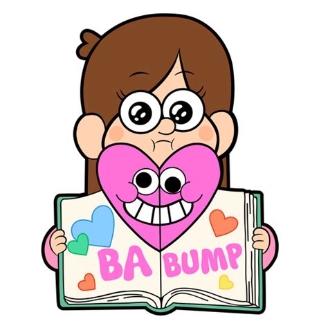 Gravity Falls Mabel In Love Sticker Sticker Mania