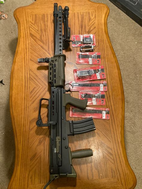 Upgraded Ics Full Metal L86a2 British Military Full Size Airsoft Aeg