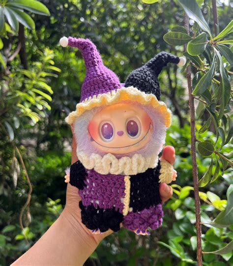 K Pop Jester Clothes Pattern Crochet Amigurumi Labubu Doll Inspired