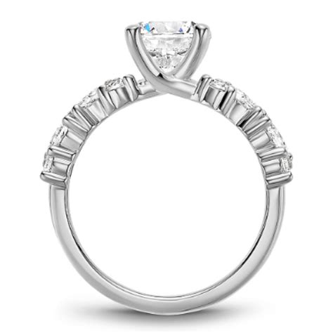 Noam Carver Marquise And Round Cut Diamond Engagement Ring Style B408