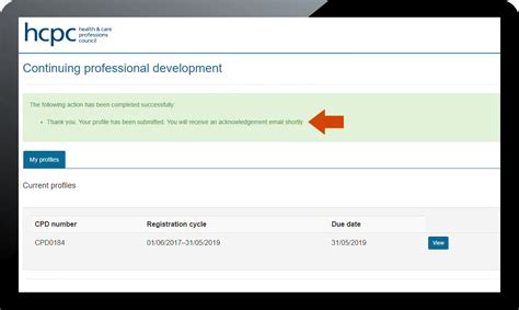 How To Submit A Cpd Profile