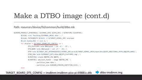 Device Tree Overlay Implementation On Aosp 9 0 Ppt