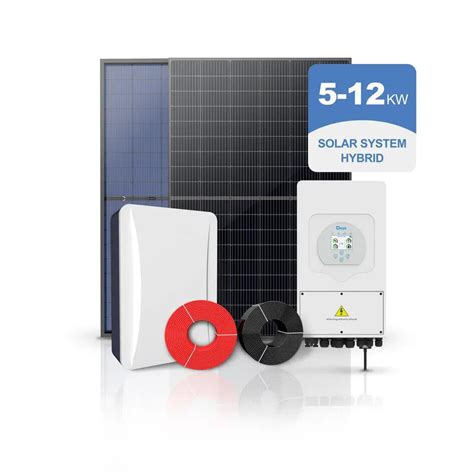 Residential Complete Hybrid Solar Power System 5kw 10kw 20kw Solar