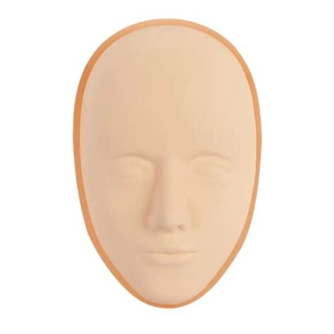 D Silicone Face Tattoo Practice Skin Body Eyebrow Lip Tattoo Design Fake Skins For Beginners