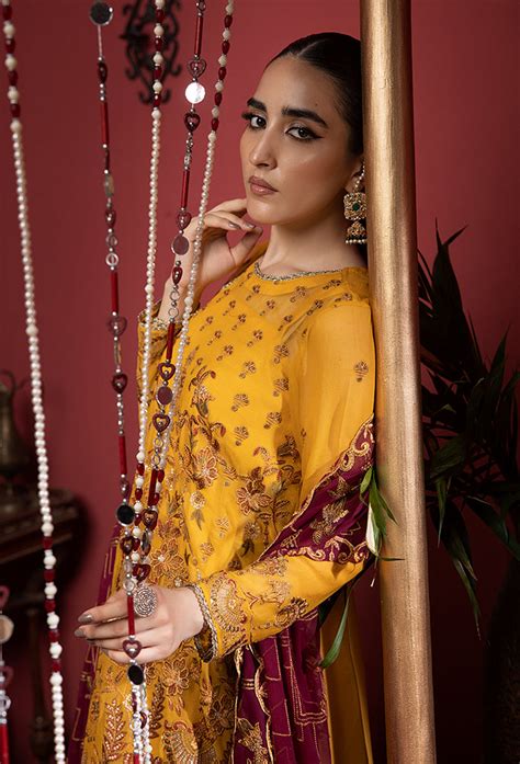 Heer Embroidery Chiffon Collection Humdum
