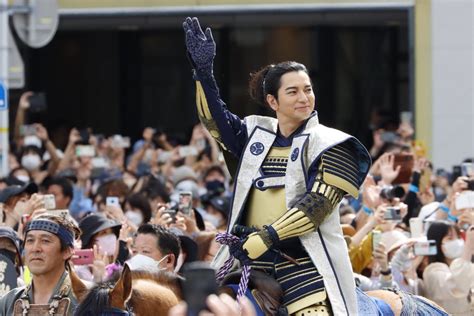 いのりお On Twitter 大河ドラマ「どうする家康」の出演者の方々が家康公騎馬武者行列に参加されました。 家康公騎馬武者行列
