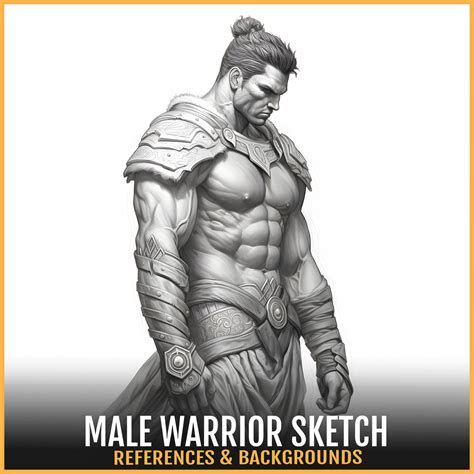 Artstation 303 Male Warrior Sketch References