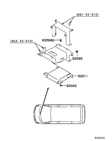 A T Electronic Control Mitsubishi Delica Space Gear Pf8w Hsexf2 Super Exceed Long Crystal