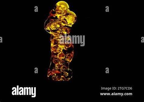 Honey Monster Dancing Hip Hop Dancing D Render Loop Animation Stock