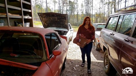 1357 Vivian Ireene Pierce Helping Her Neighbor Start His Old Car
